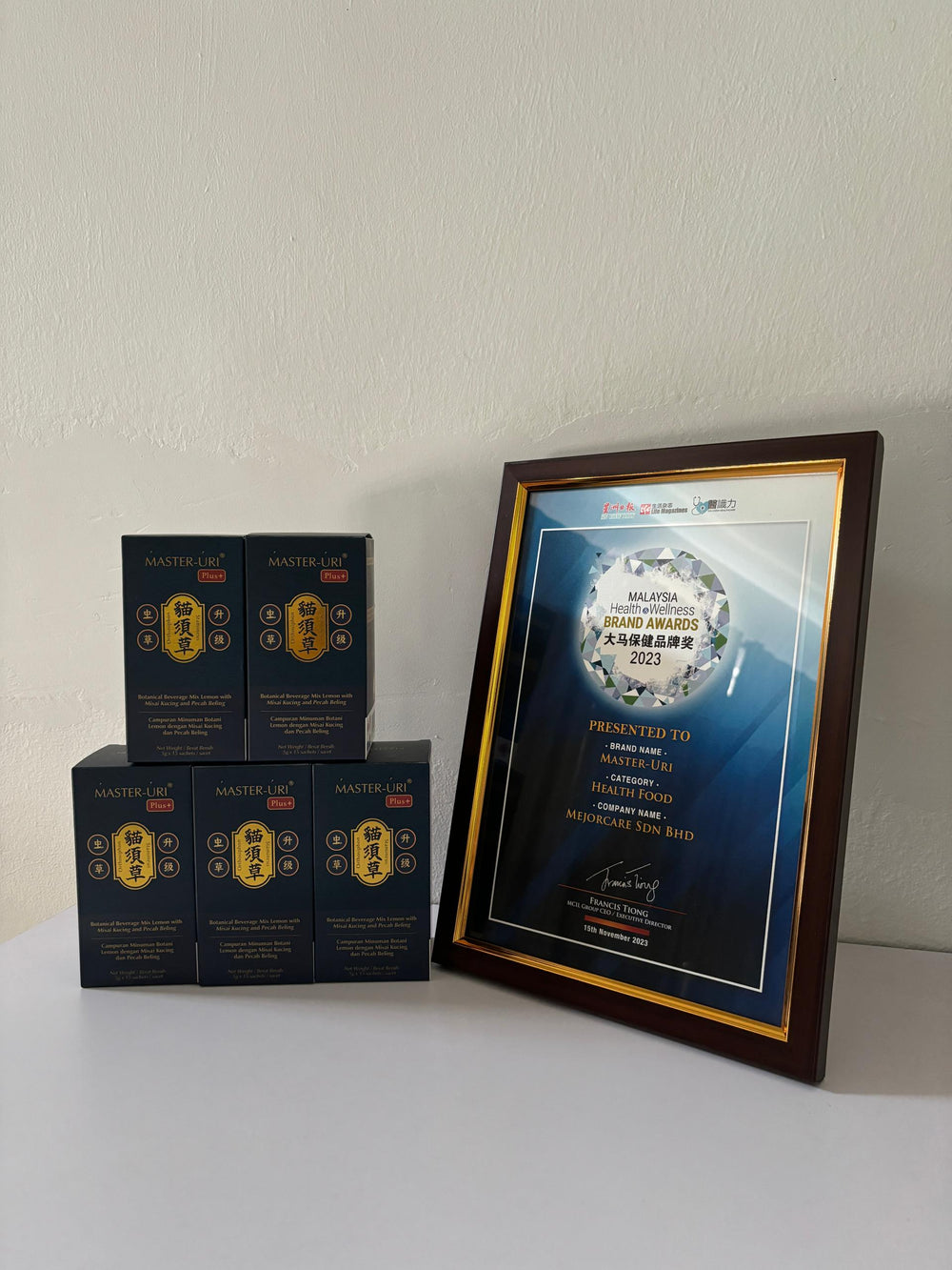 Malaysia Health & Wellness Brand Awards – MasterUri